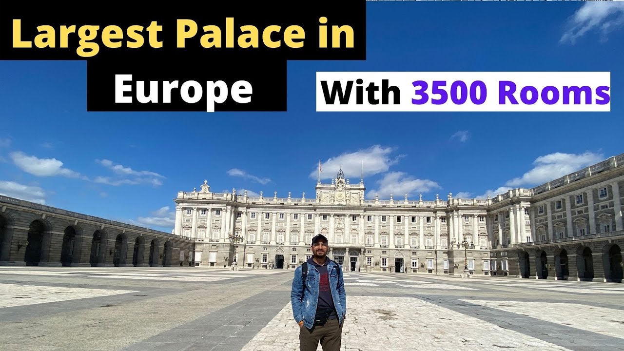 LARGEST PALACE IN EUROPE - The Royal palace of Madrid, Spain - FUGADA