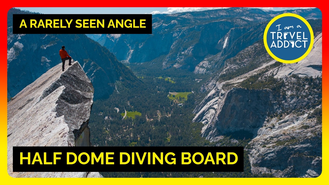 Yosemite Diving Board. Half Dome from a Rarely Seen Angle. - FUGADA