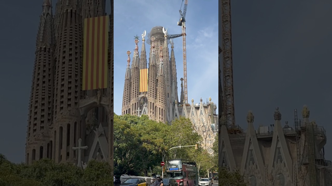 The Worlds Biggest Incomplete Church LA SAGRADA FAMILIA #barcelona # ...