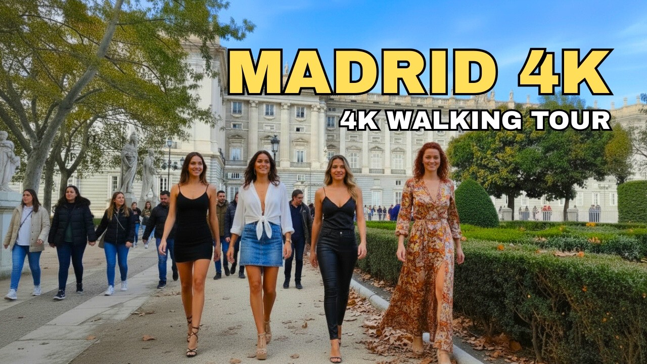MADRID ROYAL PALACE WALK 4K | Spain Walking Tour 2025 [4K/60fps] 🇪🇸 ...